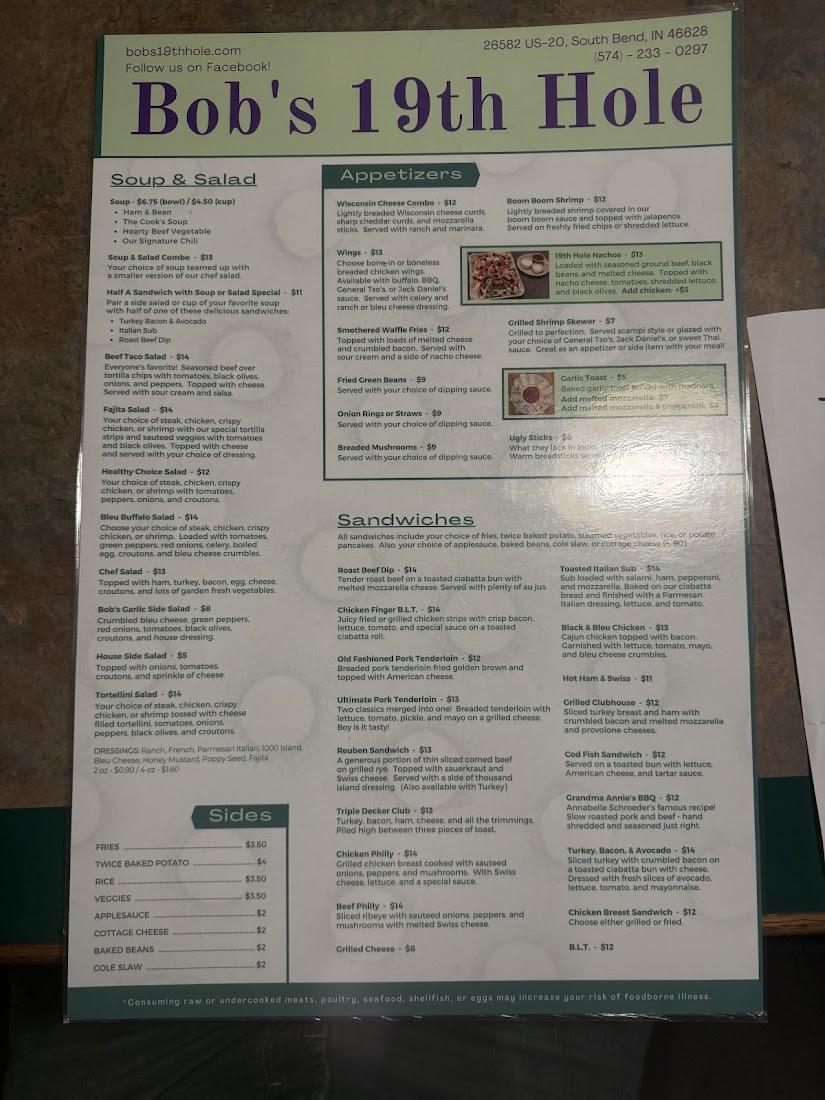 Bob's 19th Hole Restaurant and Bar - Bar in South Bend, IN